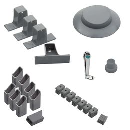 Ersatzteil-Set f&uuml;r paragrandi Garten-/Gro&szlig;schirm, silber | paramondo