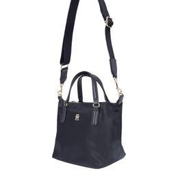Tommy Hilfiger Handtasche 'Poppy' Damen Gr&ouml;&szlig;e One Size dunkelblau / silber