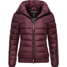 Marikoo Jacke 'Poison' Damen Größe L bordeaux / schwarz / weiß Winterjacke