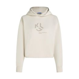 KARL LAGERFELD JEANS Sweatshirt Damen Gr&ouml;&szlig;e L beige / offwhite