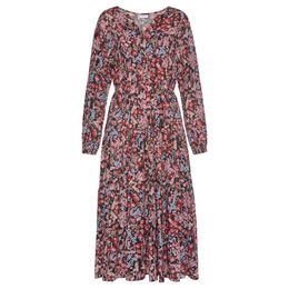 Lascana Kleid Damen Gr&ouml;&szlig;e 42 hellblau / rosa / rot / schwarz Sommerkleid