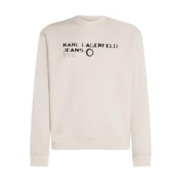 KARL LAGERFELD JEANS Sweatshirt male White size L