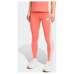 Trainingstights Adidas SPORTSWEAR "ESSENTIALS 3-STREIFEN COTTON", Damen, Gr. S, N-Gr, wei&szlig; (semi turbo, wei&szlig;, normal, gr.), Obermaterial: 90% Baumwolle, 10% Elasthan, Hosen, sportlicher Look mit 3-Streifen, aus Baumwolle und Elasthan