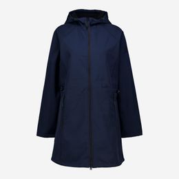 Dunkelblauer Parka mit Kapuze