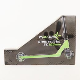 Muuwmi Schwarz-grüner Stuntscooter