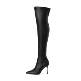 K by KARL LAGERFELD Karl Lagerfeld Overknees 'Sarabande' Damen Gr&ouml;&szlig;e 38 schwarz Winterschuhe