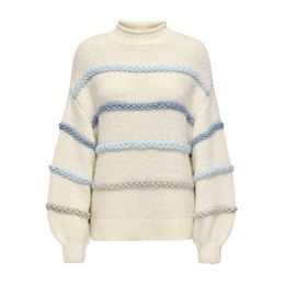 Only Pullover 'ONLMY' Damen Gr&ouml;&szlig;e S beige / opal / hellblau / grau