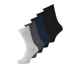 Jack & Jones JACK & JONES Socken Herren Größe 41/46 dunkelblau / hellgrau / schwarz