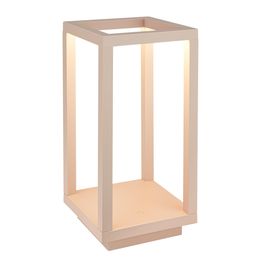 Brilo LED-Tischleuchte 'Laer' beige kabellos