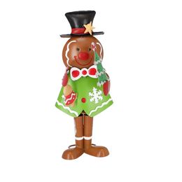 Dekofigur Lebkuchen mit Tanne 31 cm