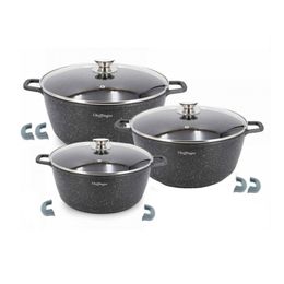 Cheffinger 6-tlg. Kochtopfset 24-28-32CM Topf Induktion