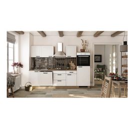 Flex-Well Flexwell Landhaus_K&uuml;chenzeile inkl. Elektroger&auml;te 280 cm - G-280-2320-016-JULIA