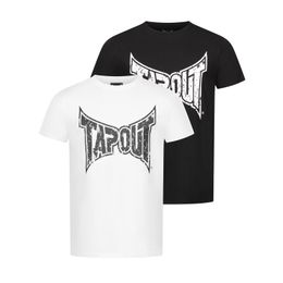 Tapout Herren T-Shirt normale Passform Doppelpack AMBOYN