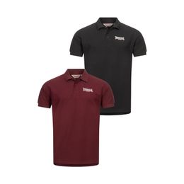 Lonsdale Herren Poloshirt normale Passform Doppelpack LINGHOLME