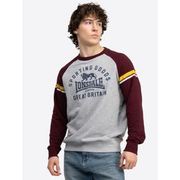 Lonsdale Herren Rundhals Sweatshirt normale Passform BREGIS