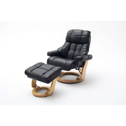 iNNoSeat by MCA + CALGARY XXL Relaxer 180 mit Hocker - versch. Ausf&uuml;hrungen - schwarz natur