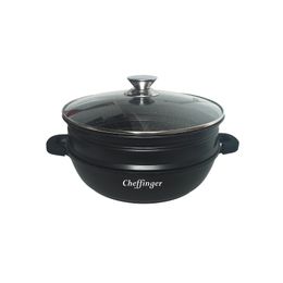 4 in 1 Tajine Topf mit Silikongriffe &oslash;28 cm Garer Dampfgarer