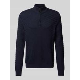 s.Oliver RED LABEL Regular Fit Pullover aus reiner Baumwolle mit Strukturmuster
