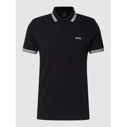 BOSS Green Regular Fit Poloshirt mit Label-Stitching Modell 'Paddy'