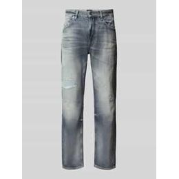 BOSS Orange Tapered Fit Jeans aus reiner Baumwolle Modell 'TROY BO CAST'