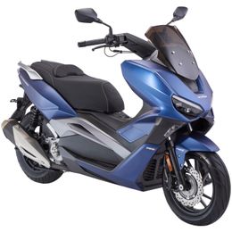 Motorrad Luxxon "Silvermax", blau (blau, schwarz), Motorroller, 120 km/h, B:755cm H:1.130cm L:1.930cm