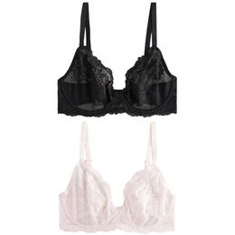 next BH Damen Gr&ouml;&szlig;e 95 creme / schwarz
