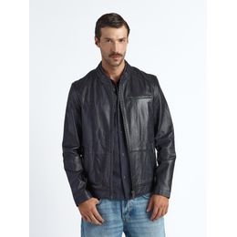 Lederjacke Maze "42020524", Herren, Gr. L, schwarz, Obermaterial: 100% Lammleder; Innenfutter: 100% Baumwolle; &Auml;rmelfutter: 100% Polyester, ohne B&uuml;ndchen, Jacken