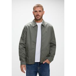 Blouson Street One MEN, Herren, Gr. 3XL, gr&uuml;n (natural gr&uuml;n), Web, Obermaterial: 98% Baumwolle, 2% Elasthan; Futter: 100% Baumwolle, unifarben, gerade normal, V-Ausschnitt, B&uuml;ndchen, Jacken Blouson, aus Baumwolle mit Stretchanteil