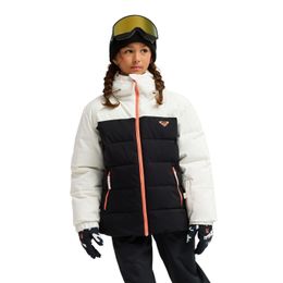 Snowboardjacke Roxy "Snowyhill Puffy", Mädchen, Gr. 14, whisper weiß, 100% Polyester, Jacken
