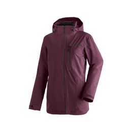 Winterjacke Maier Sports "Lisbon 3in1", Damen, Gr. 36, lila (purpurviolett), 100% Polyester, Jacken Winterjacke, warme Damen Jacke, wattierte Regenjacke, wasserdicht + atmungsaktiv