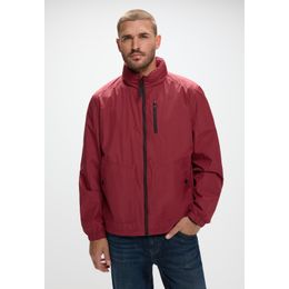 Windbreaker Street One MEN, Herren, Gr. L (42), rot (rustic rot), Stoff, Obermaterial: 100% Polyester; Futter: 100% Polyester, unifarben, normal normal, hoch geschlossener Ausschnitt, B&uuml;ndchen, Jacken Windbreaker, mit Kapuze