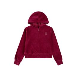 Converse Sweatjacke M&auml;dchen Gr&ouml;&szlig;e 152/158 rot