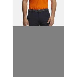 Chinos MEYER "ST. ANDREWS", Herren, Gr. 38, Normalgr&ouml;&szlig;en, blau (marine), 88% Polyamid, 12% Elasthan, unifarben, figurumspielend knielang, Hosen, mit Franz&ouml;sische Seitentaschen, aus der Golf Serie