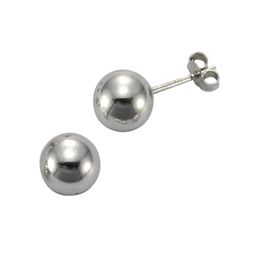 Paar Ohrstecker Firetti "Schmuck Geschenk Silber 925 Ohrschmuck Kugel" Gr. 3, silber (silberfarben), Ohrringe, Damen, 3, Silber 925 (Sterlingsilber)