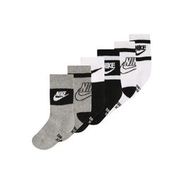Nike Sportswear Socken M&auml;dchen Gr&ouml;&szlig;e 28/30 grau / schwarz / wei&szlig;
