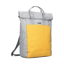 Zwei Rucksack "Benno BE260" in Grau/ Gelb - (B)38 x (H)53 x (T)19 cm - 45% | Damen-taschen