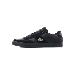 Lacoste Leder-Sneakers in Schwarz - 37% | Größe 42 | Herrensneakers