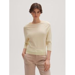 Opus Pullover "Potura" in Gelb - 70% | Größe 42 | Damen-pullover-cardigans