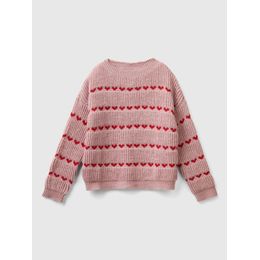 Benetton Pullover in Rosa - 44% | Größe 122 | Kinder-pullover