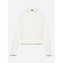 Sisley Pullover in Wei&szlig; - 71% | Gr&ouml;&szlig;e 150 | Kinder-pullover