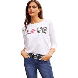 Heine Longsleeve in Wei&szlig; - 62% | Gr&ouml;&szlig;e 36 | Damen-tops