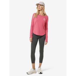 super.natural Longsleeve "Little Heartwood Crew" in Pink - 71% | Gr&ouml;&szlig;e S | Damen-tops