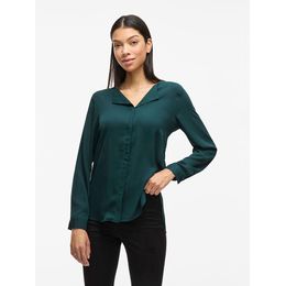 Vila Bluse "Vilucy" in Petrol - 65% | Gr&ouml;&szlig;e XS | Damen-blusen