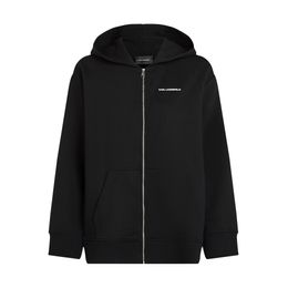K by KARL LAGERFELD Karl Lagerfeld Sweatjacke Damen Gr&ouml;&szlig;e XS grau / schwarz / wei&szlig;