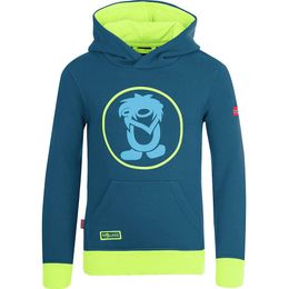 Trollkids Hoodie "Troll" in Blau - 44% | Gr&ouml;&szlig;e 140 | Kinder-sweatshirts-jacken