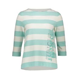Gerry Weber Longsleeve in Mint/ Creme - 63% | Gr&ouml;&szlig;e 42 | Damen-tops