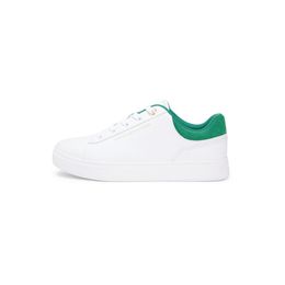 Tommy Hilfiger Sneaker Damen Gr&ouml;&szlig;e 36 tanne / wei&szlig;