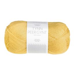 Tynn Peer Gynt von Sandnes Garn, Sonnengelb, aus Wolle