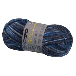 Sockenwolle Gute-Laune-Socke 4-fach von BellaLana , Gemischt Dunkelblau, aus Schurwolle