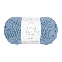 Tynn Peer Gynt von Sandnes Garn, Blaue Hortensie, aus Wolle